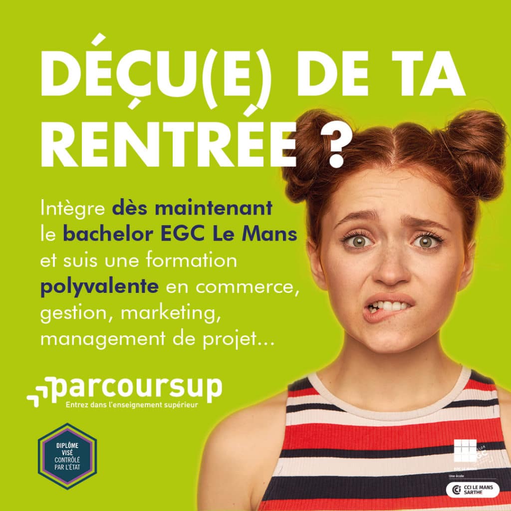 Rentrée en école de commerce 2022 au Mans - EGC Business School Le Mans